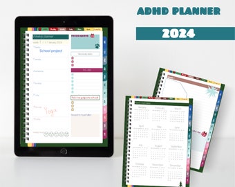 2024 ADHD Planner for Kids - Etsy