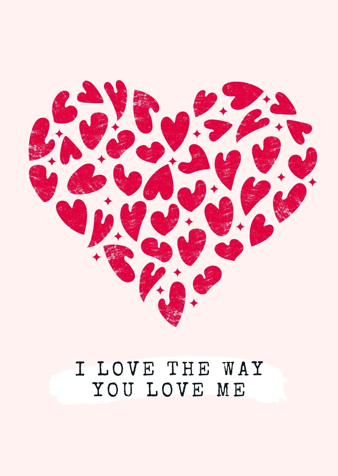 Sweet and Simple Valentine's Card | Digital Download Printable - Etsy