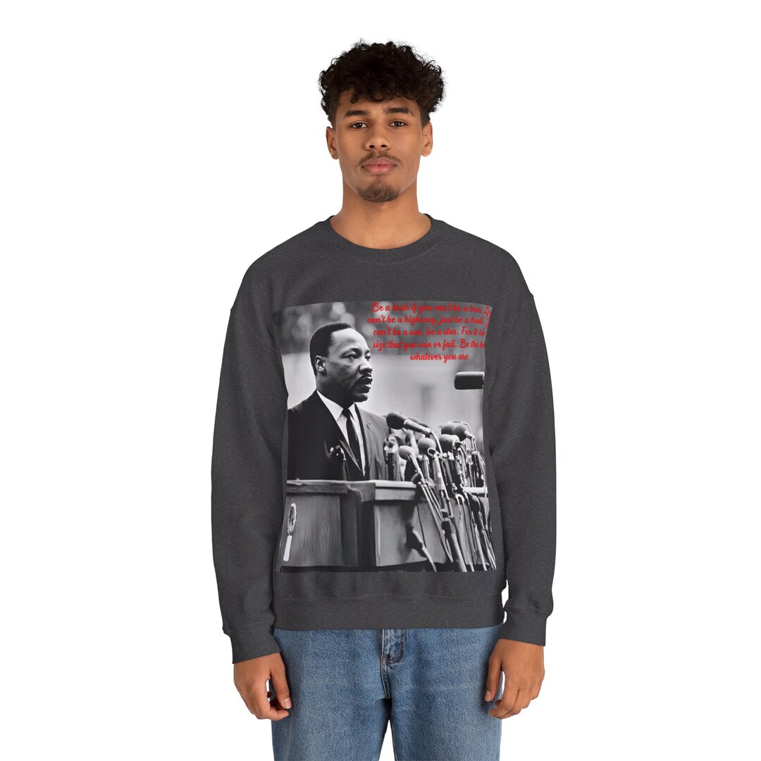 Martin Luther King Crewneck Sweatshirt - Etsy