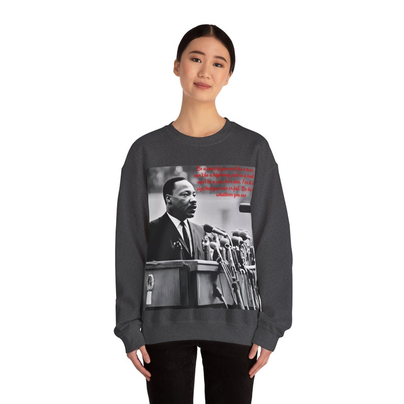 Martin Luther King Crewneck Sweatshirt - Etsy