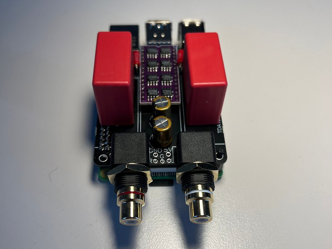 TDA 1387 X8 High-end Audio Streamer DAC, Protodac for Raspberry Pi by ...