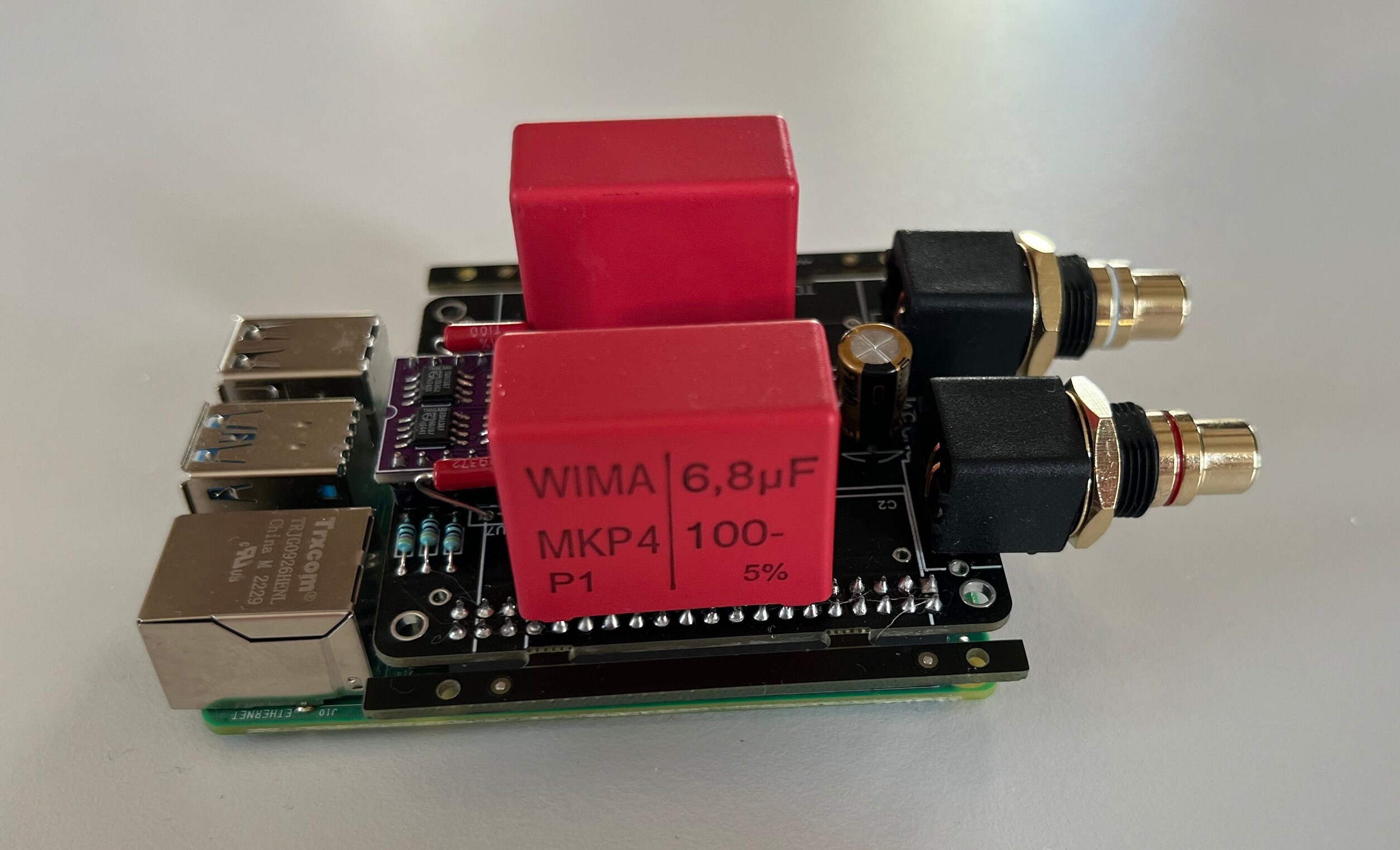 TDA 1387 X8 High-end Audio Streamer DAC, Protodac for Raspberry Pi by ...