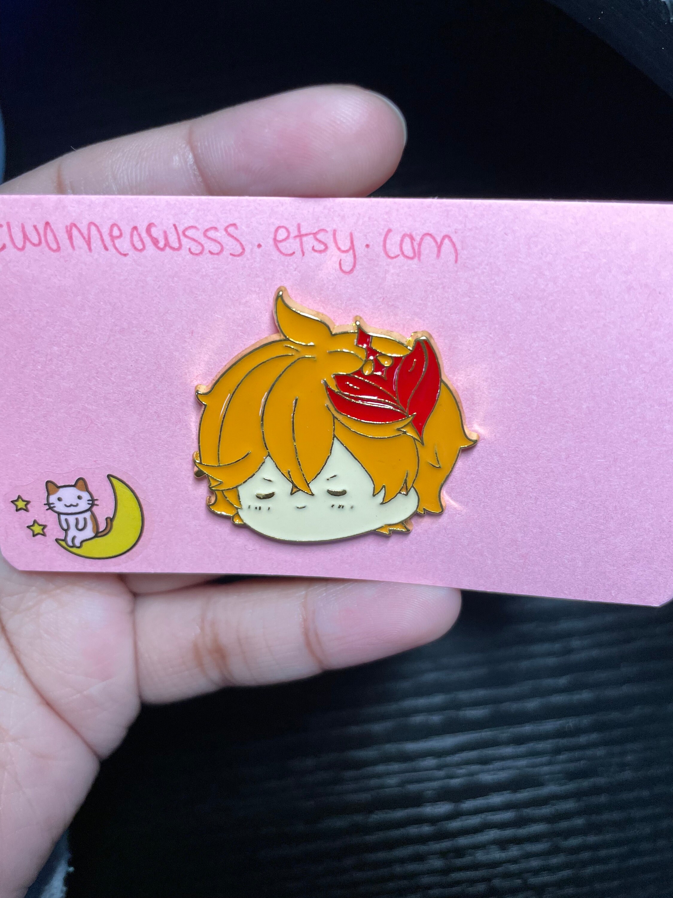 Genshin Impact Enamel Pin Hutao, Ganyu, Xiao, Klee, Childe, Cyno, Venti ...