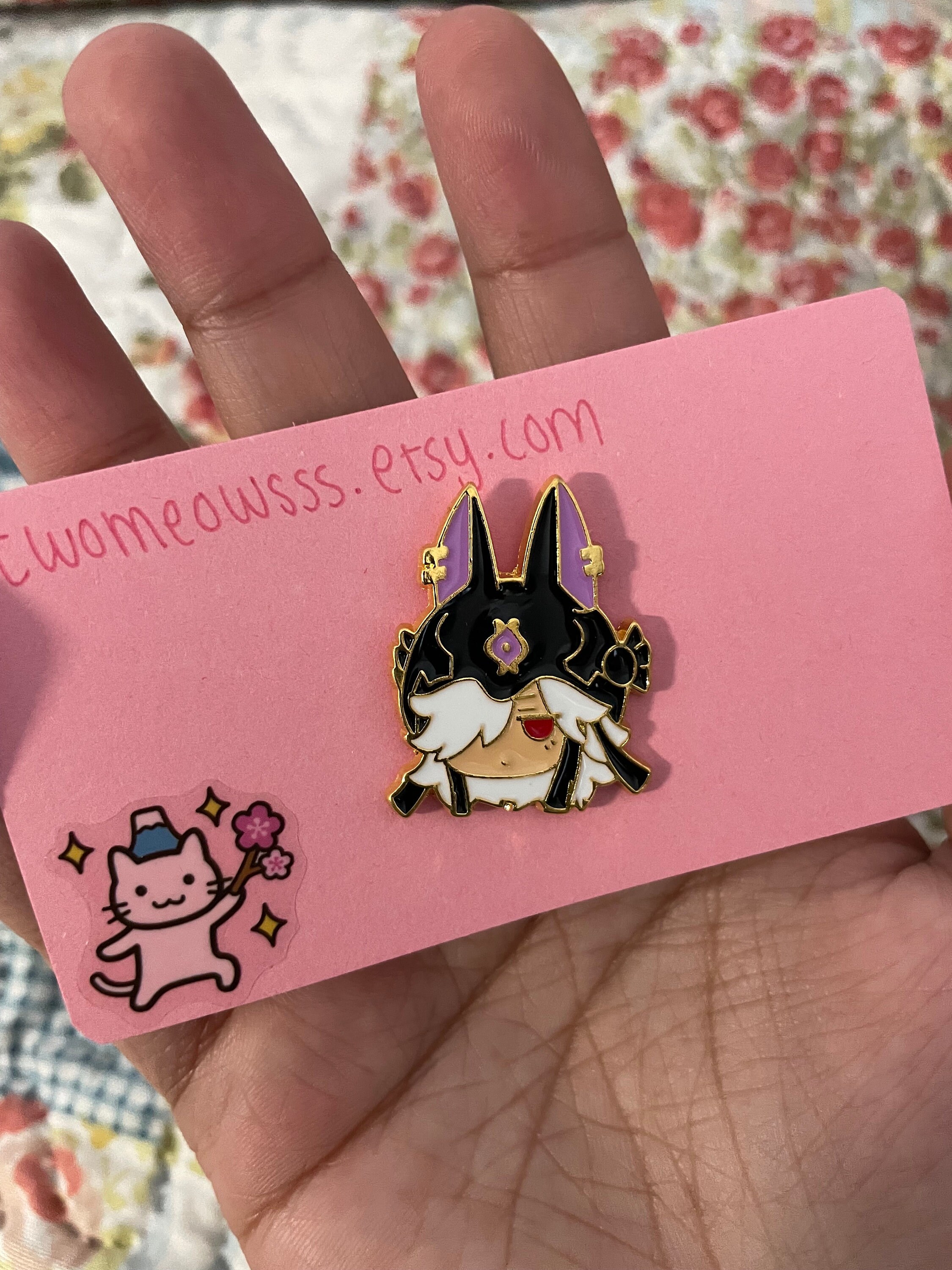 Genshin Impact Enamel Pin Hutao, Ganyu, Xiao, Klee, Childe, Cyno, Venti ...