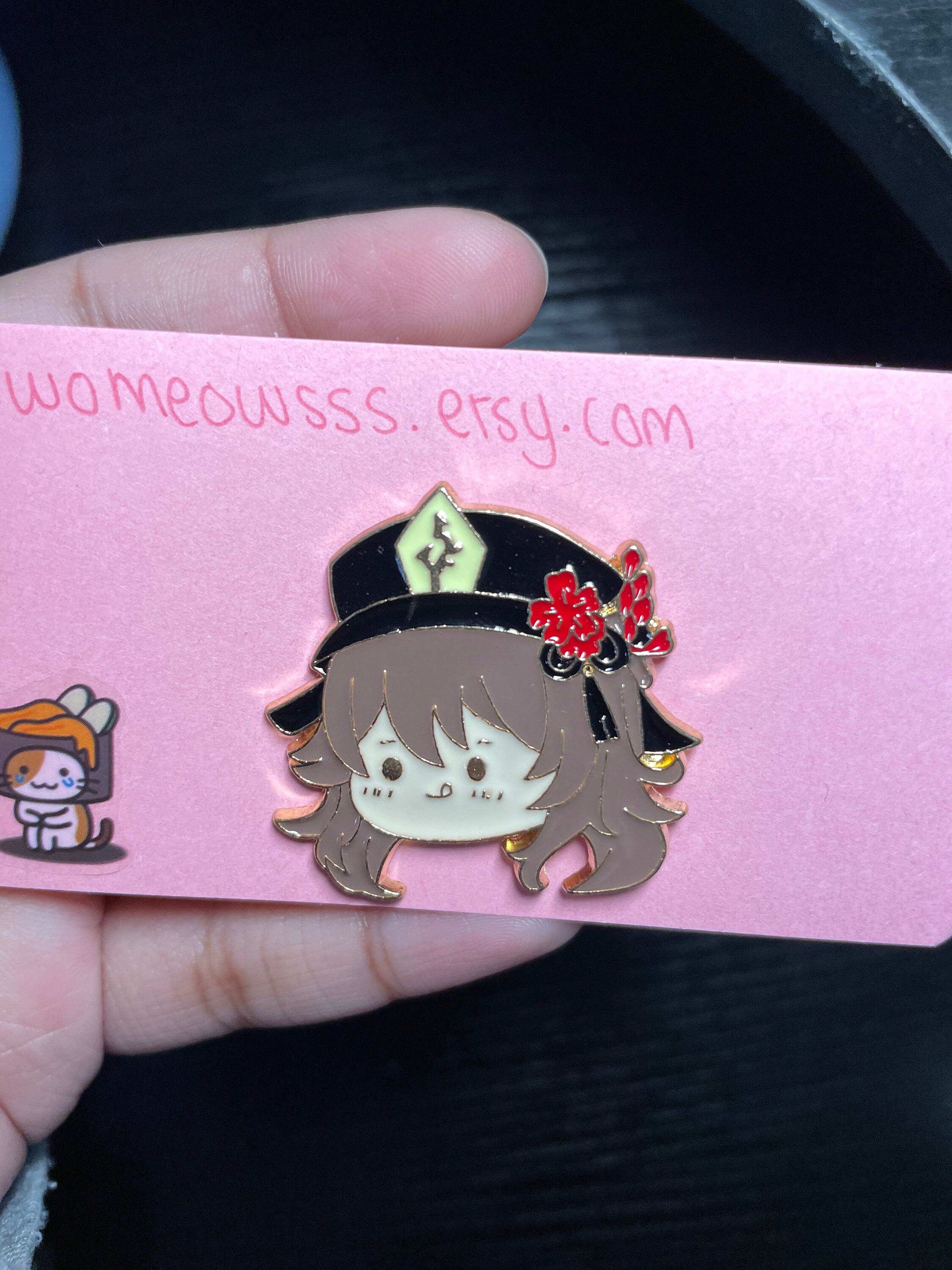 Genshin Impact Enamel Pin Hutao, Ganyu, Xiao, Klee, Childe, Cyno, Venti ...