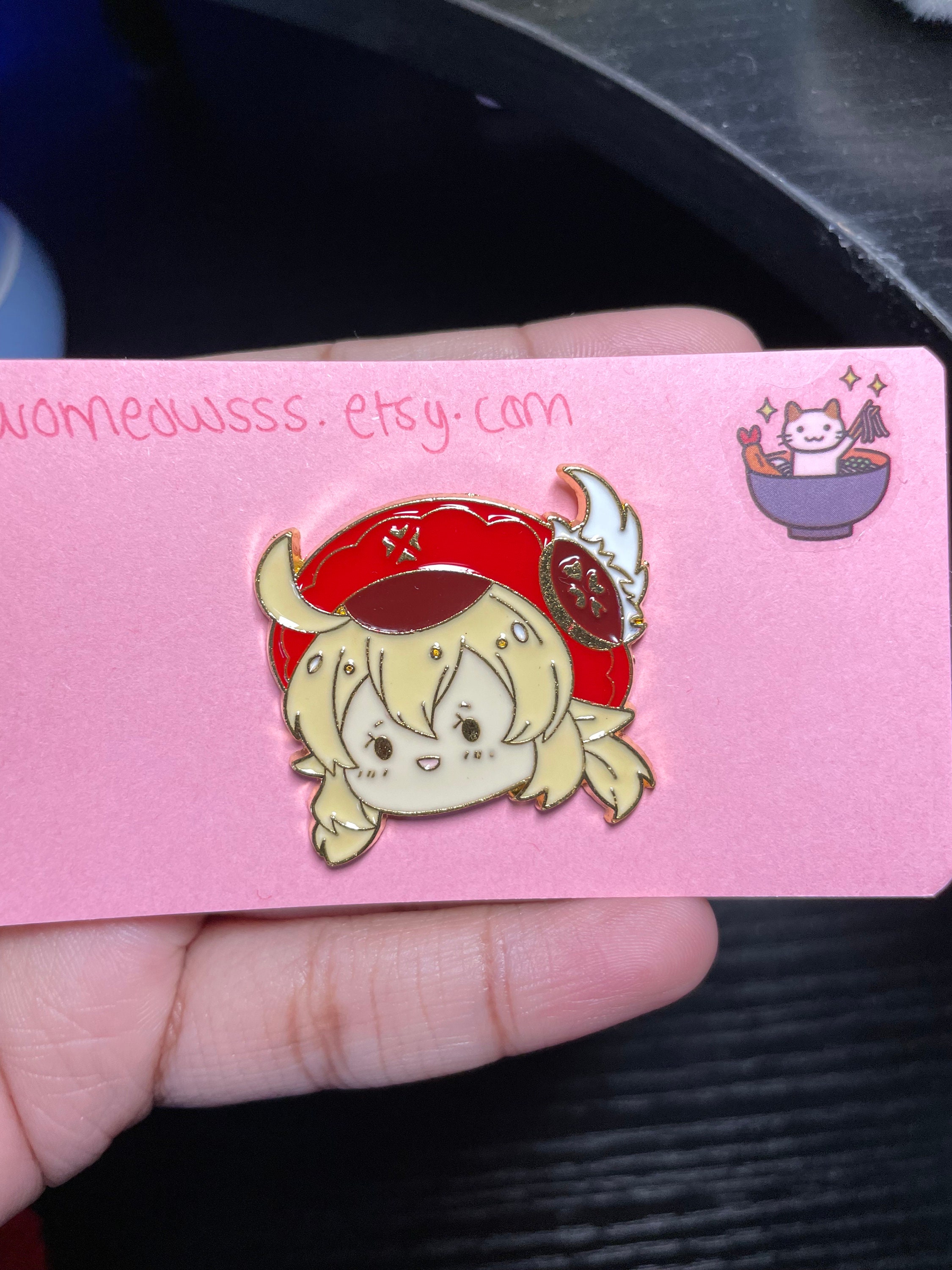 Genshin Impact Enamel Pin Hutao, Ganyu, Xiao, Klee, Childe, Cyno, Venti ...