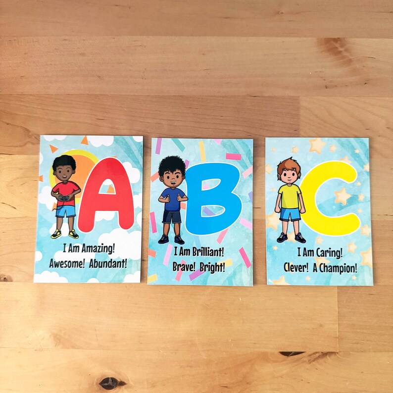 Affirmation Cards for Kids - Etsy