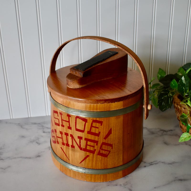 Shoe Shine Box - Etsy