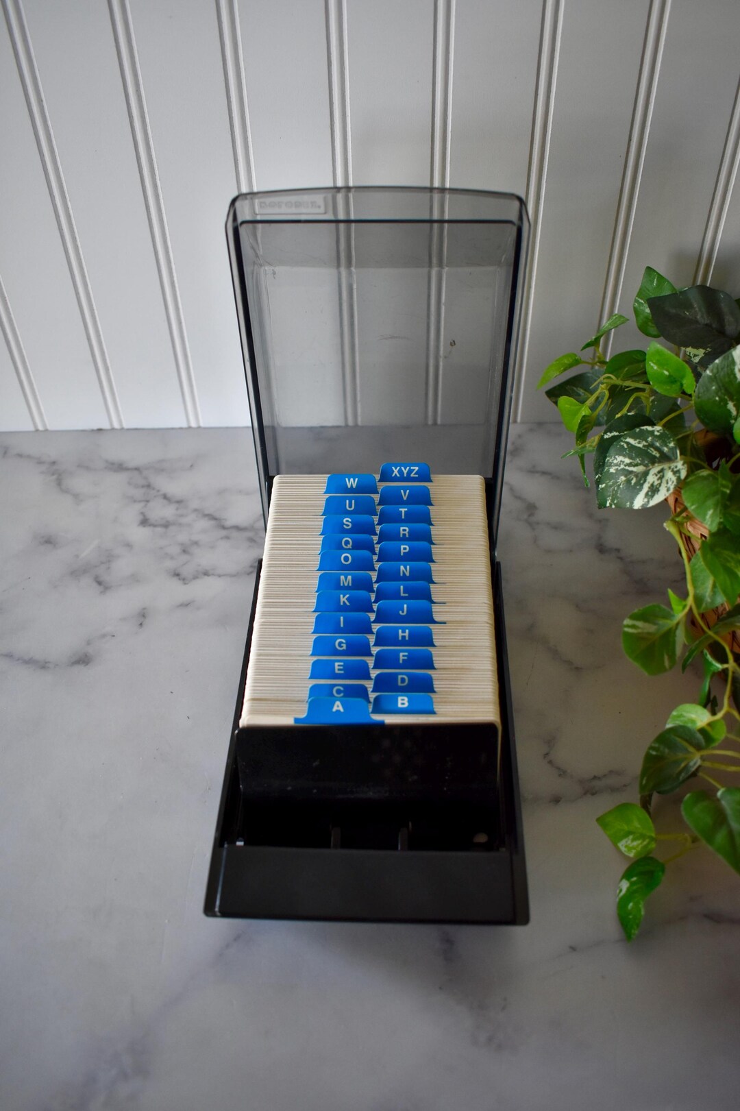 Vintage Covered Rolodex VIP 24C Address/telephone File With ...