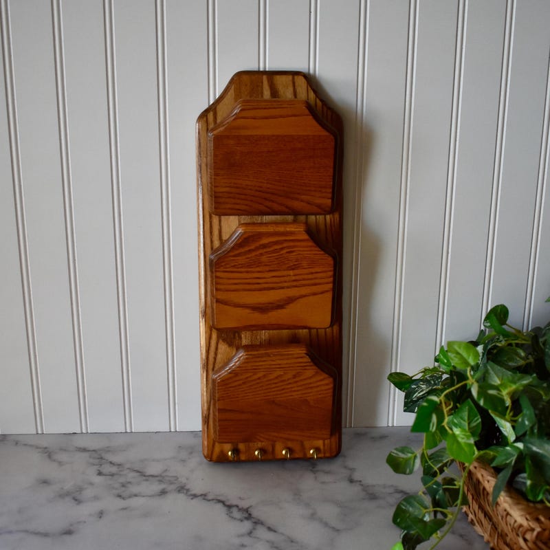Wood Mail Organizer - Etsy