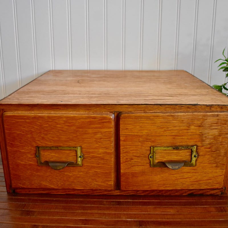Library Card Catalog - Etsy