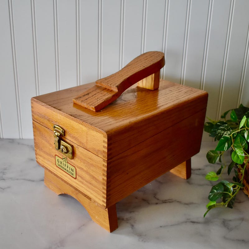 Shoe Shine Box - Etsy
