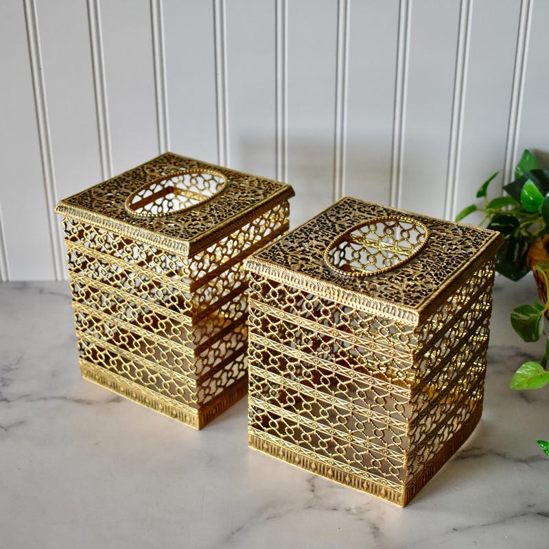 Filigree Tissue Box - Etsy