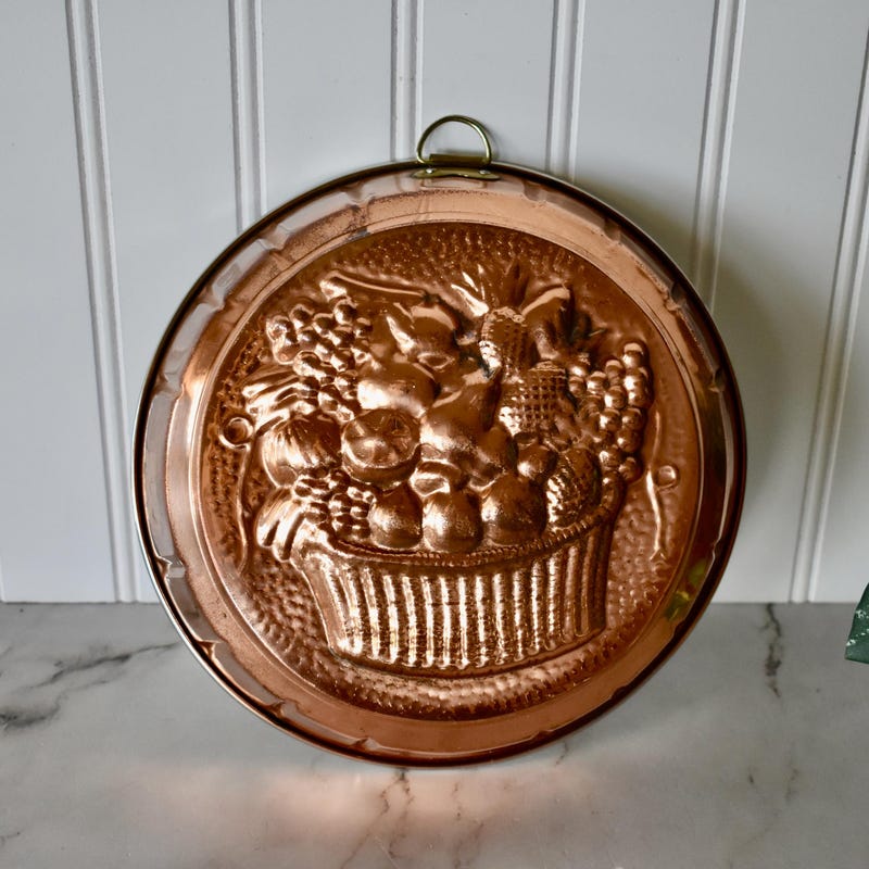 Vintage Copper Fruit Mold - Etsy