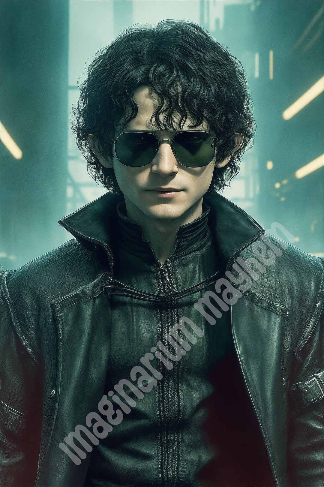 LOTR Characters Imagined in the Matrix World Digital Art Prints Sci-fi ...