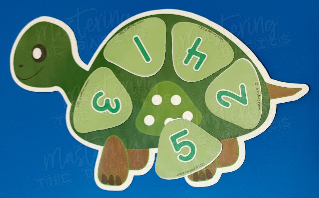 Turtle Count and Match - Etsy