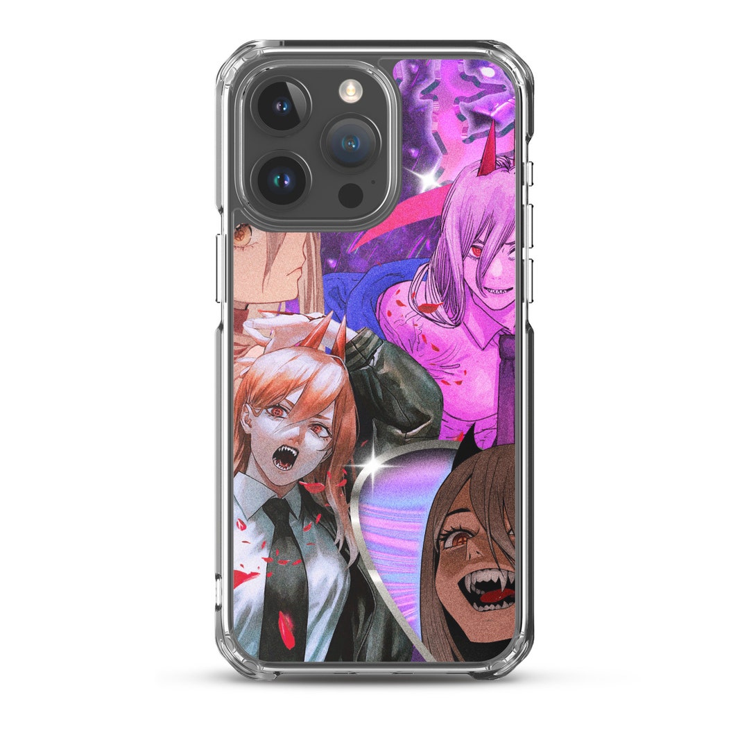 Zoomed in Bootleg Power Chainsaw Man Clear Anime iPhone Case - Etsy