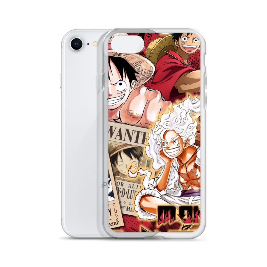 Zoomed in Bootleg Monkey D. Luffy One Piece Clear Anime iPhone Case - Etsy