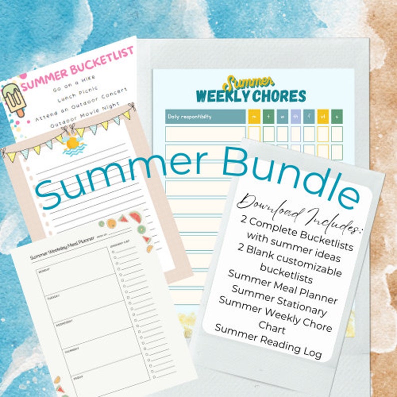 Summer Fun Bundle for Kids and Families - Etsy