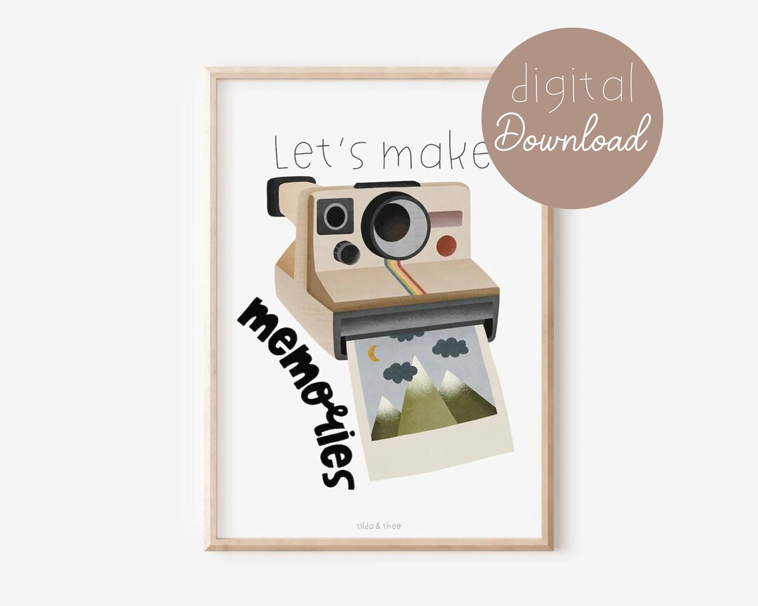 Poster Polaroid Camera Adventure PRINT Travel Poster Print Poster ...