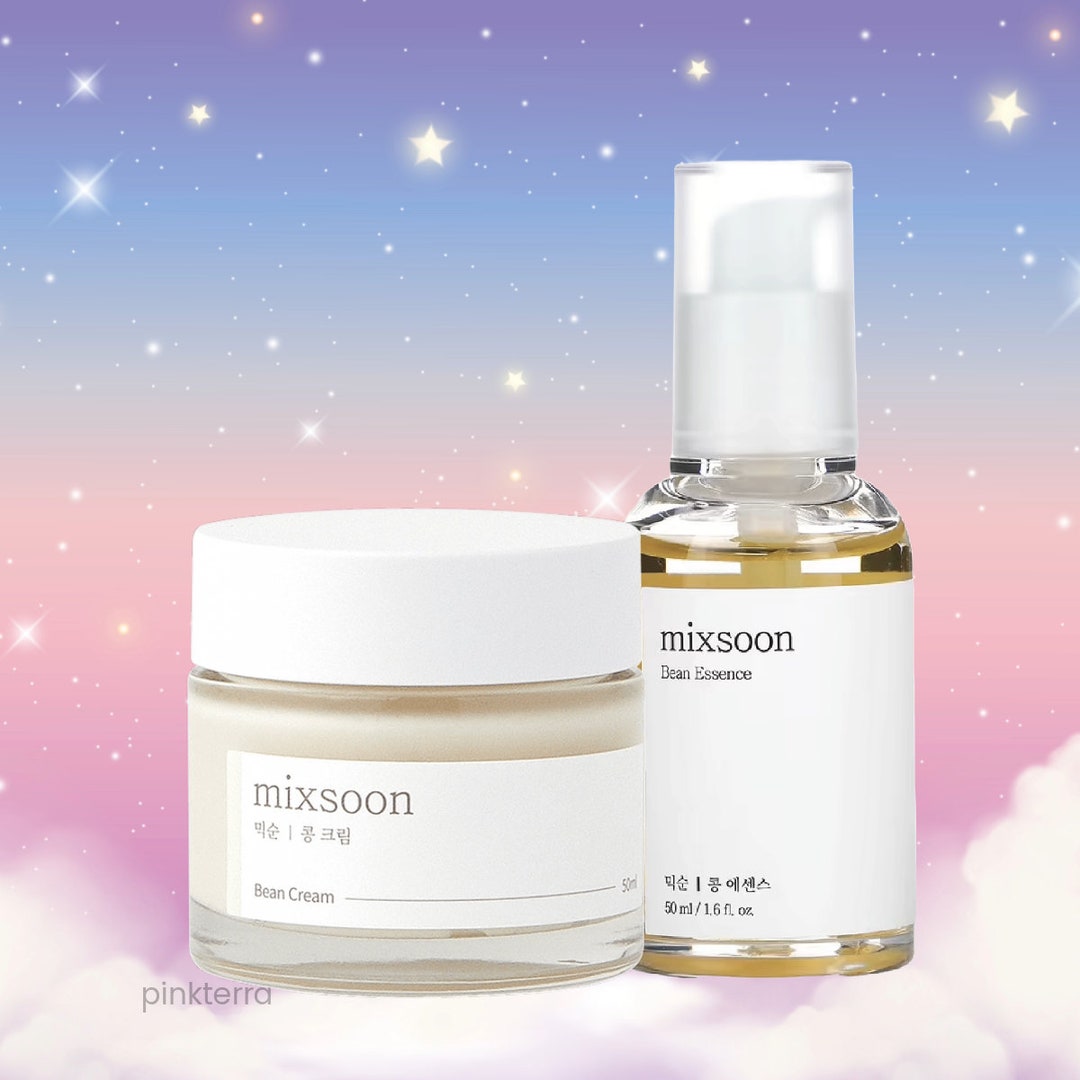 Set Mixsoon Bean Cream + Mixsoon Bean Essence | Korean Skincare Set / Gift Box - Etsy
