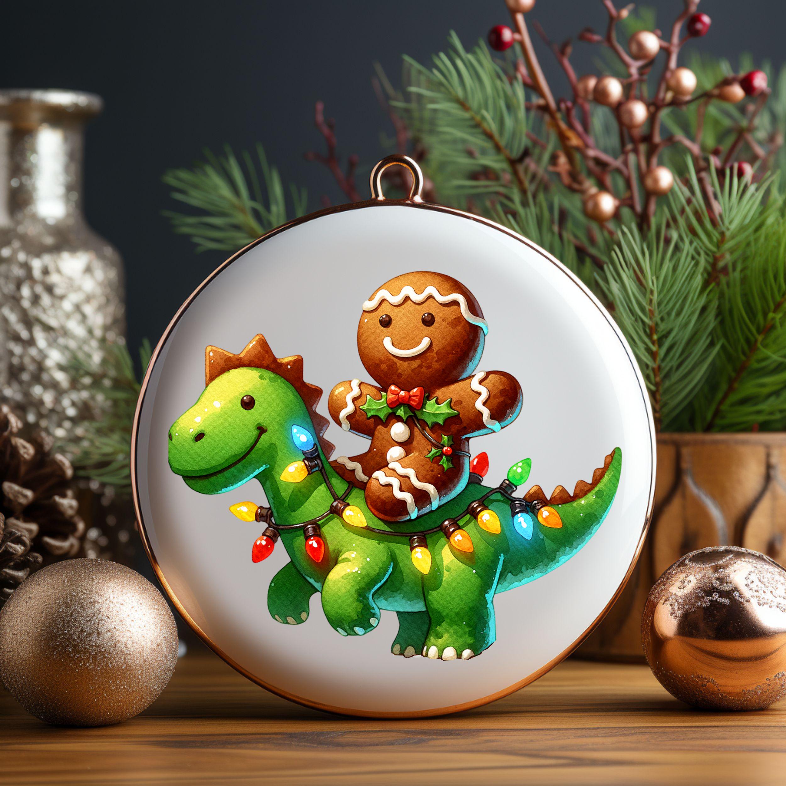 Watercolor Gingerbread Boy Png Cliparts, Green Gingerbread Man Png ...