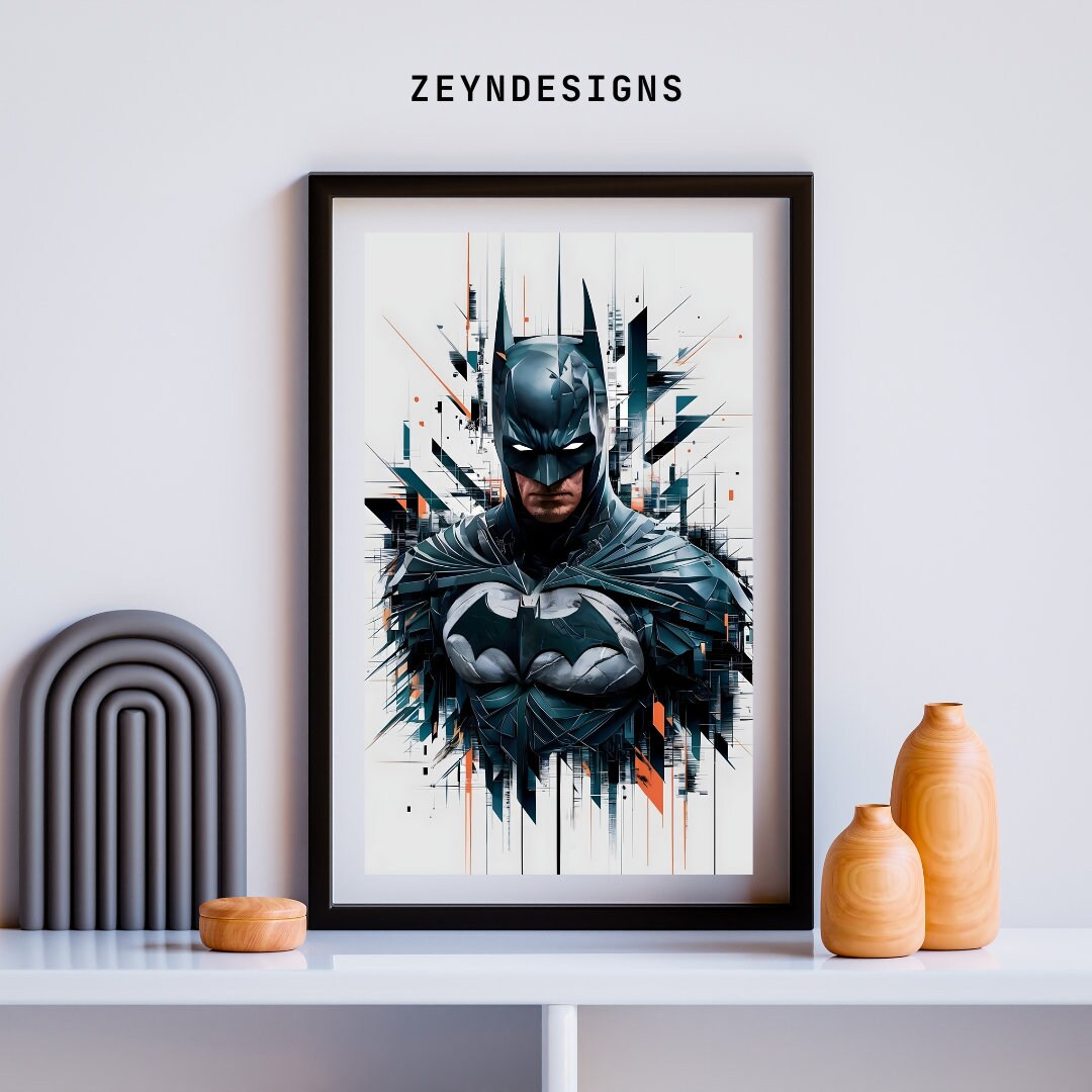 Batman Poster , DC Poster , Bruce Wayne Poster , Gift for Him and Her ...