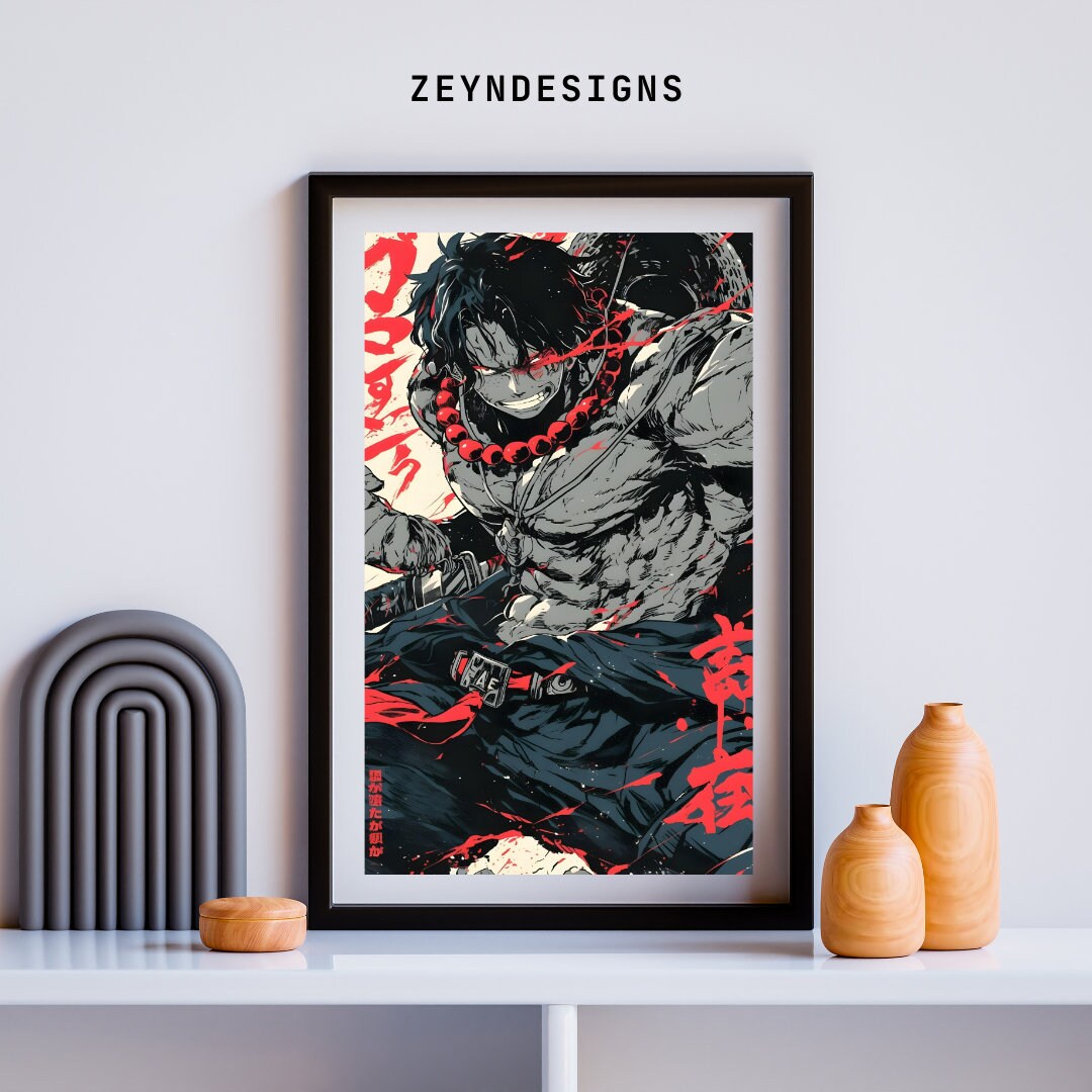 One Piece Poster, Portgas D. Ace Poster, Fire Fist Ace Poster ...