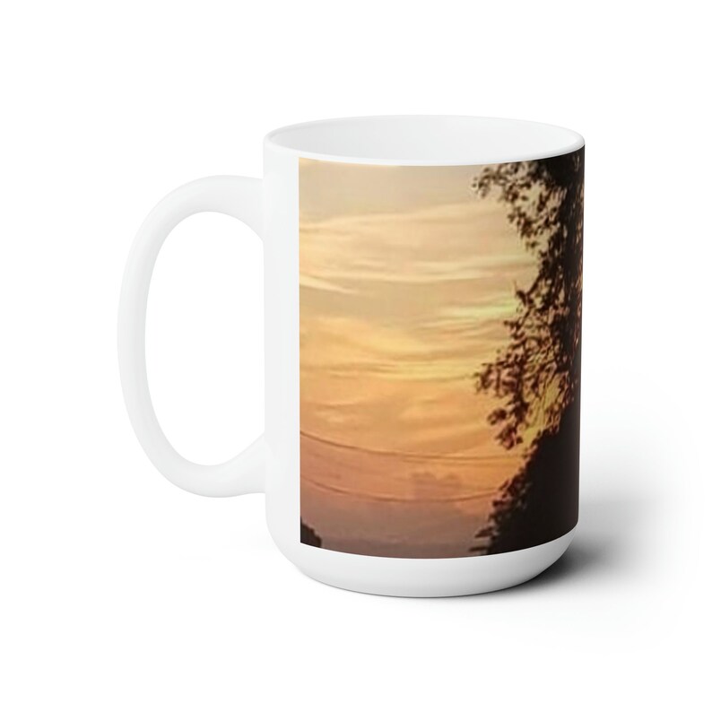 Sunset Ceramic Mug 15oz - Etsy