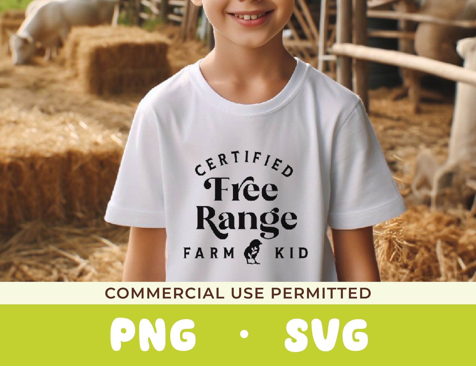 Free Range Farm Kid SVG | Free Range Kid Svg Png | Farm Svg | Toddler ...