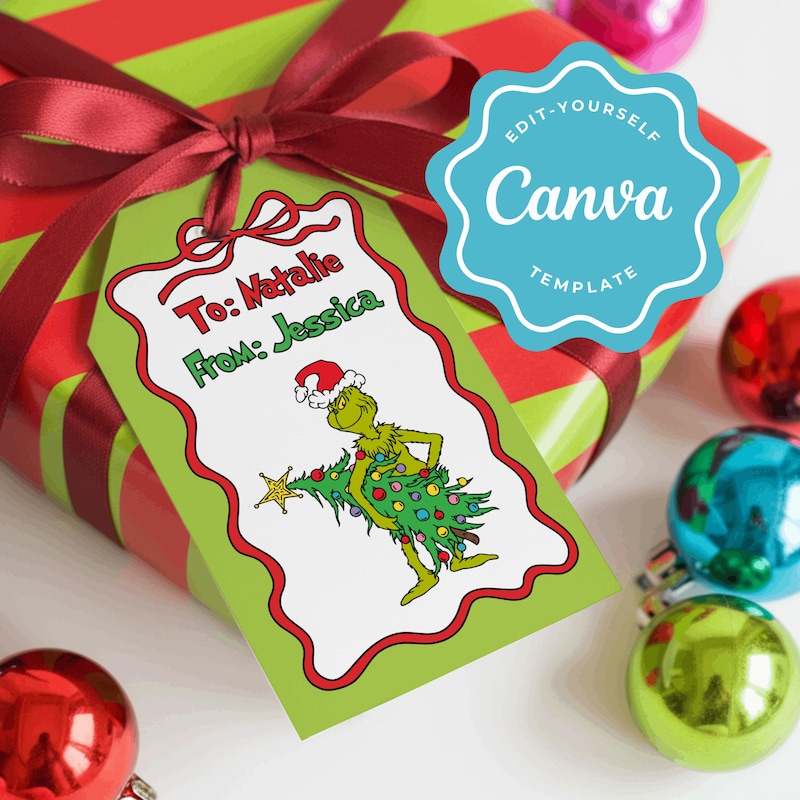 Grinch Classroom Favor - Etsy