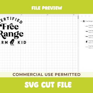 Free Range Farm Kid SVG | Free Range Kid Svg Png | Farm Svg | Toddler ...