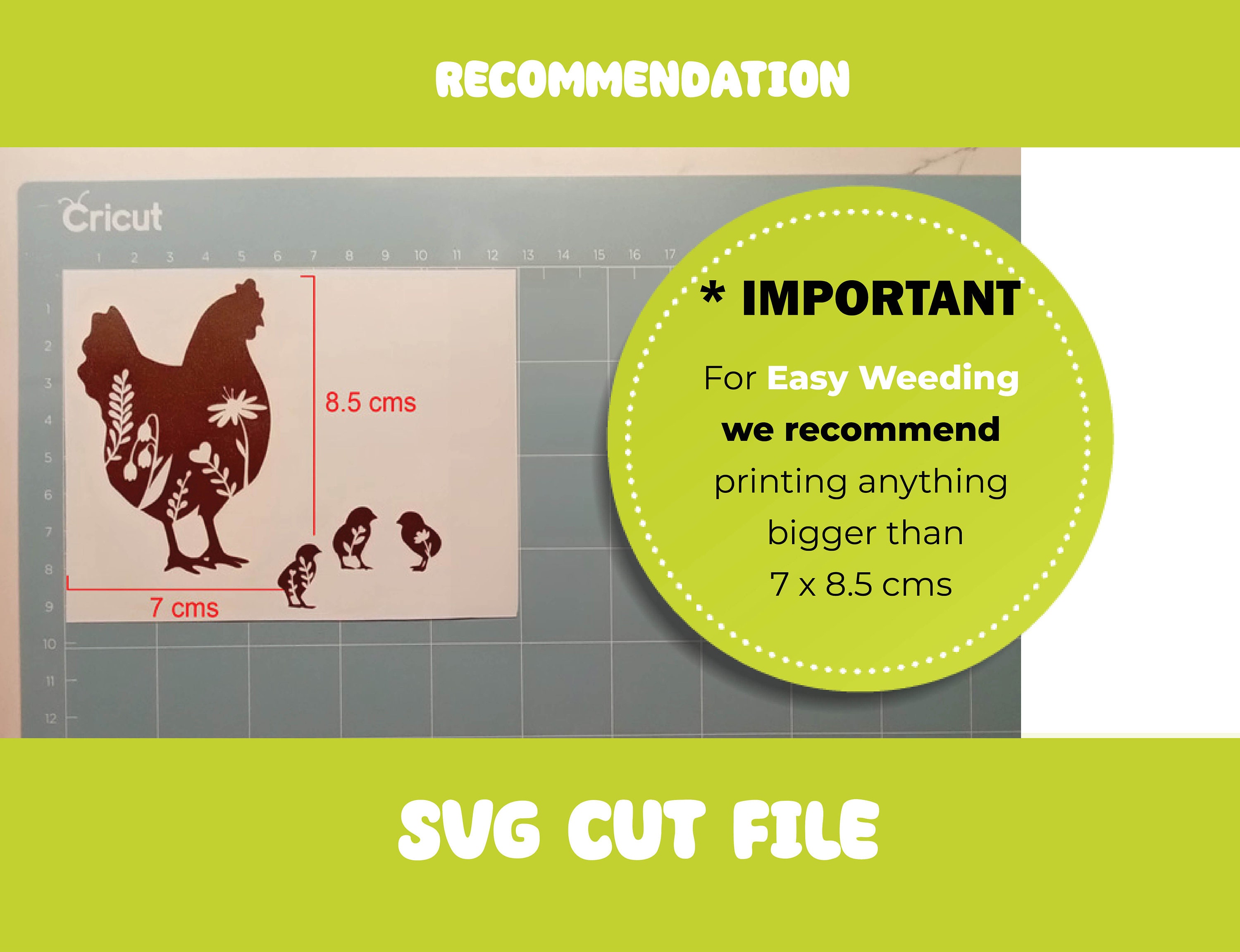 Floral Chicken SVG Flower Chicken SVG Cut File Floral Animal Wildflower ...