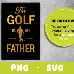 The Golf Father SVG PNG | Golf Svg | Golfer Svg | Golfing Svg | Golf ...