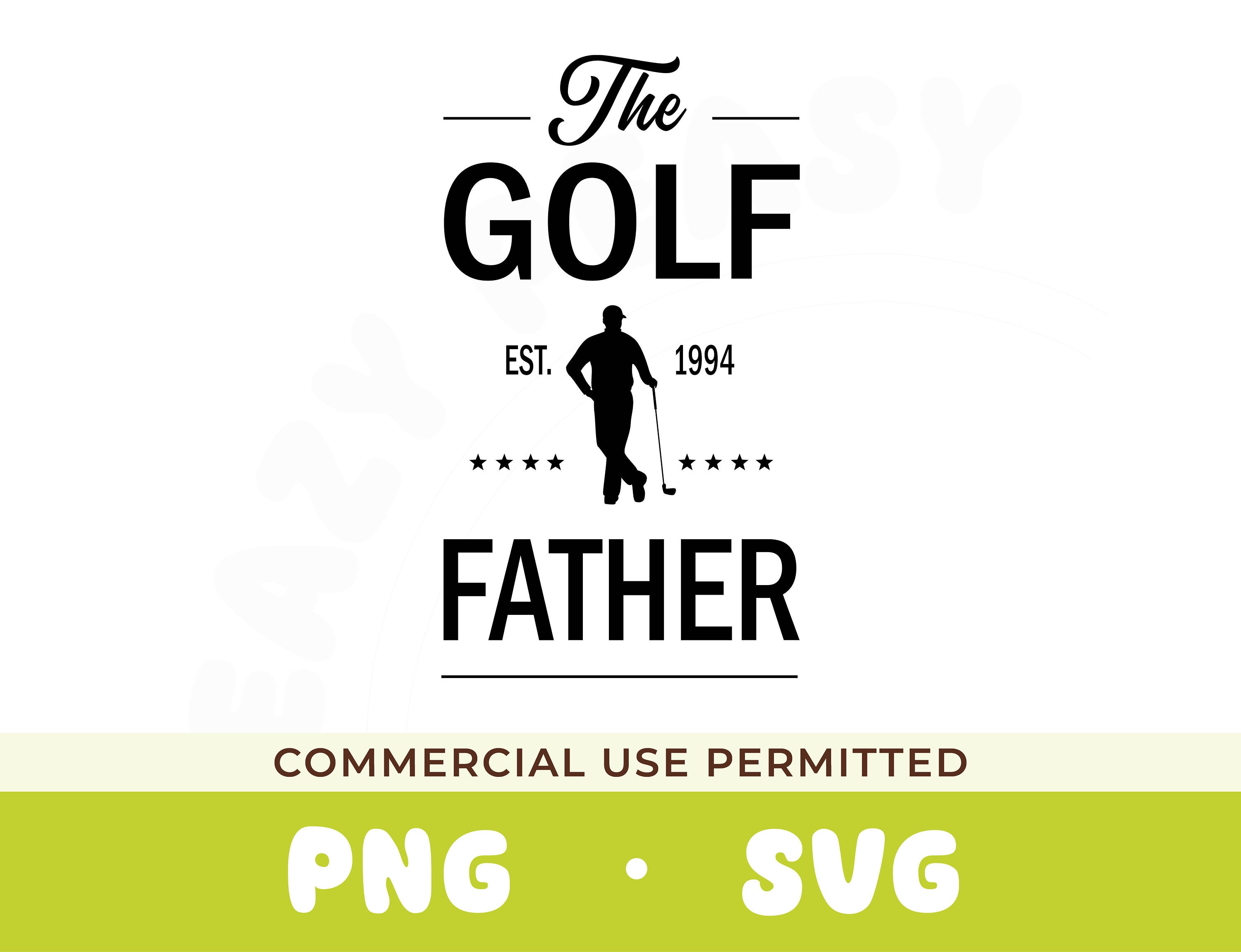 The Golf Father SVG PNG | Golf Svg | Golfer Svg | Golfing Svg | Golf ...