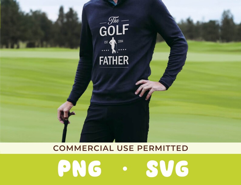 The Golf Father SVG PNG Golf Svg Golfer Svg Golfing Svg Golf Player Svg ...