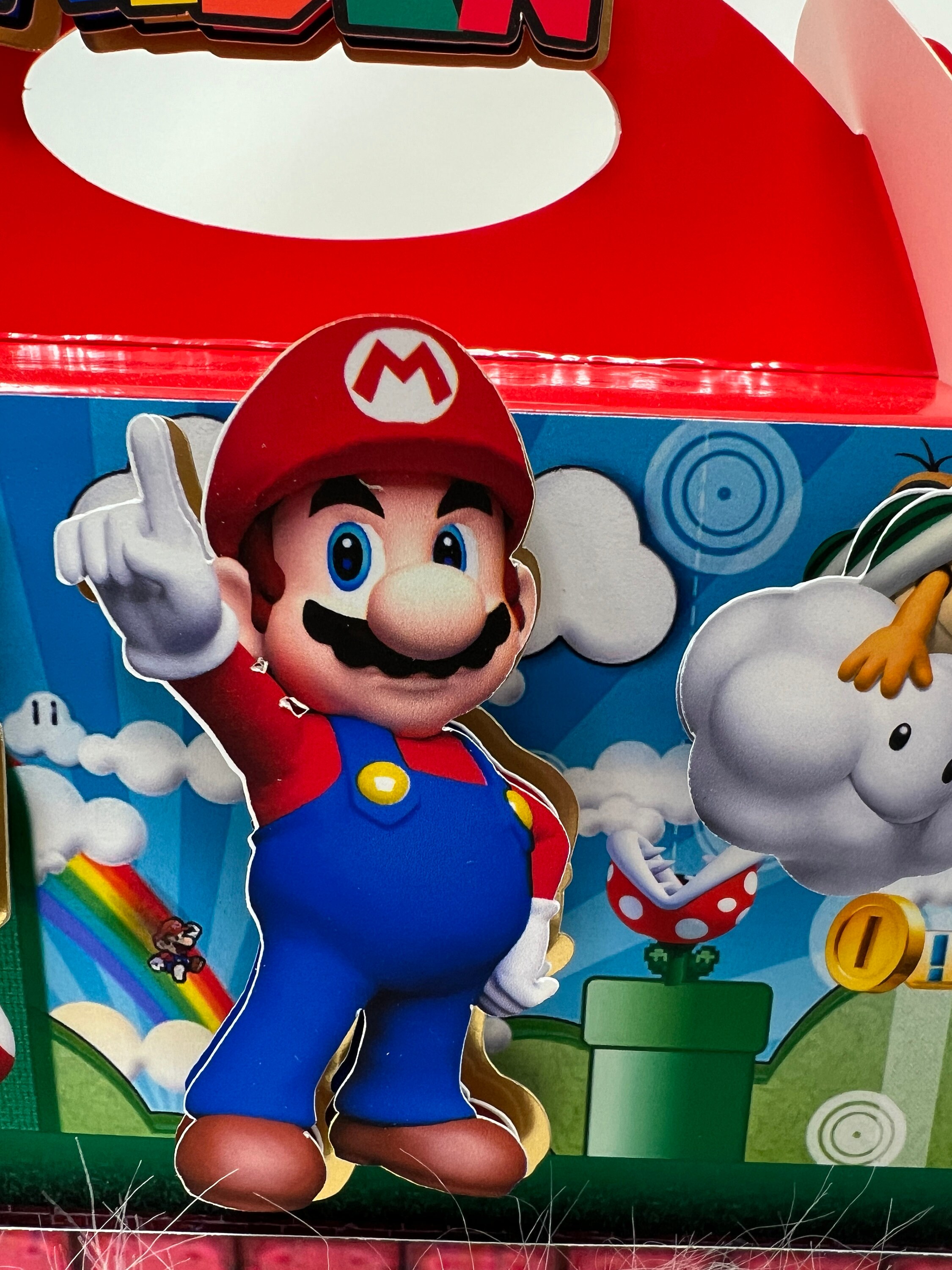 Super Mario Favor Box, Super Mario Goodie Box , Super Mario Custom ...