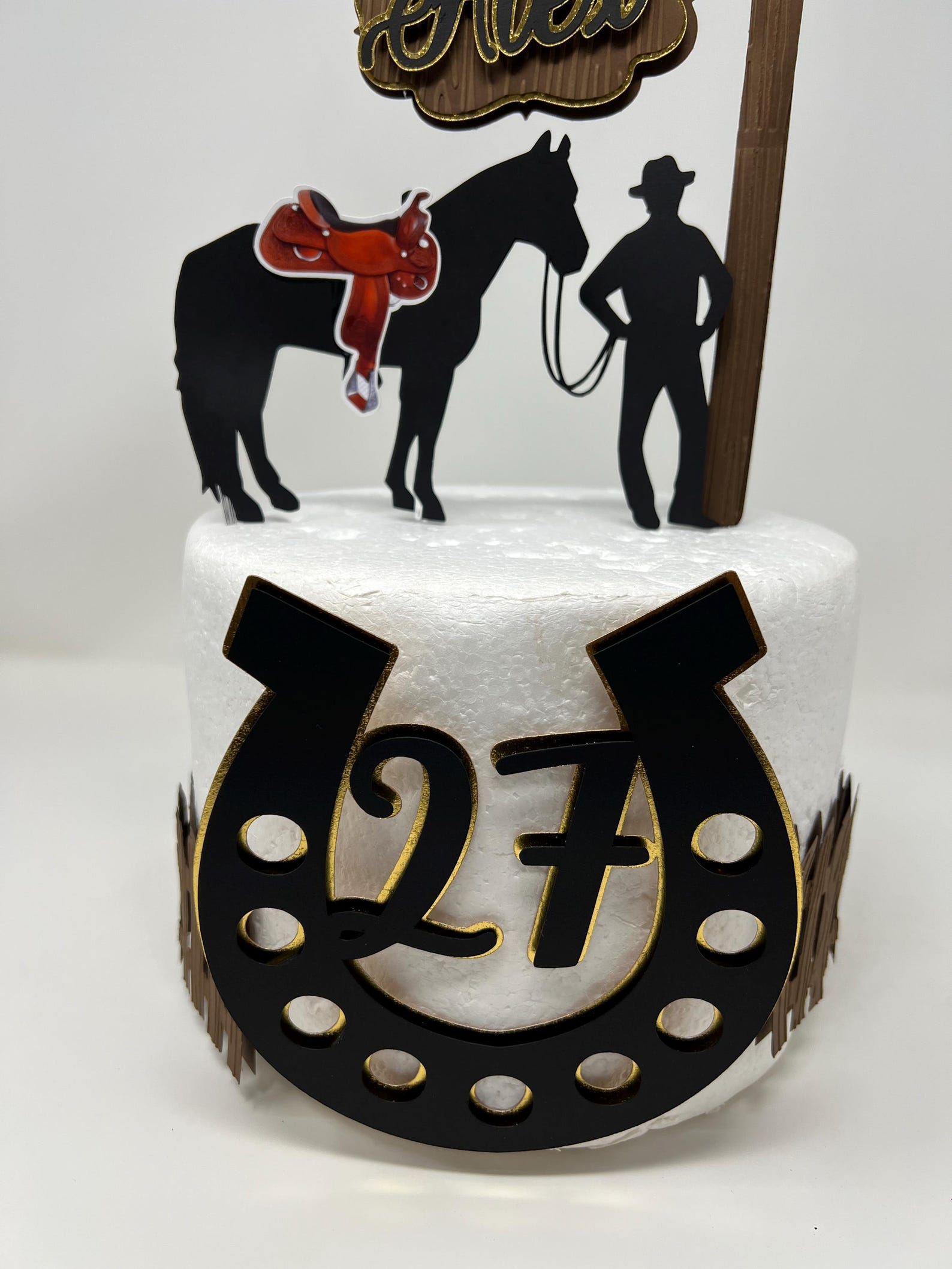 Cowboy Cake Topper, Rodeo Cake Topper, Rustic Cake Topper, Western Cake ...