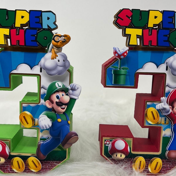 Super Mario Letters - Etsy Canada