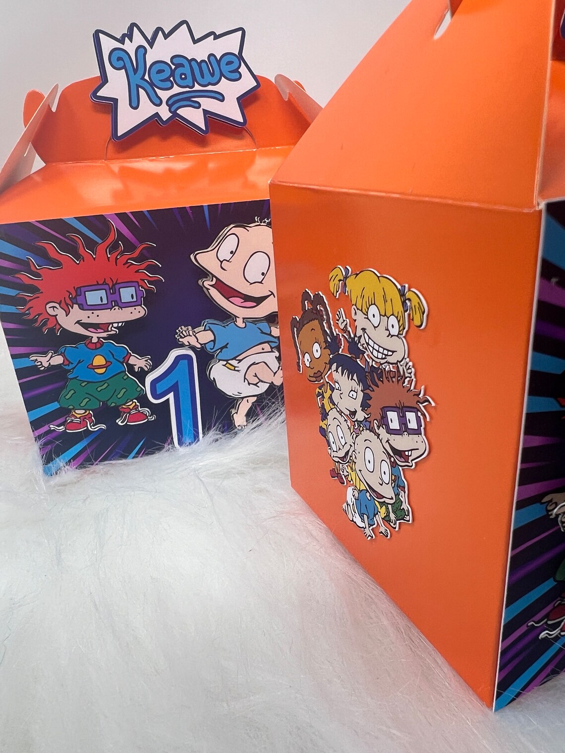 Rugrats Favor Box: Custom Gable Treat Box, Birthday Party Decor - Etsy