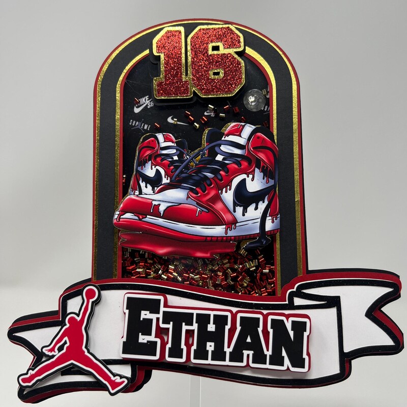 Jordan Cake Topper - Etsy