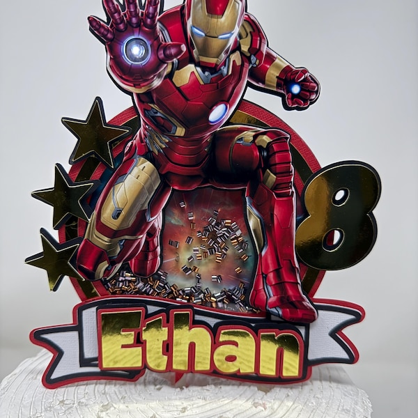 Iron Man Cake - Etsy