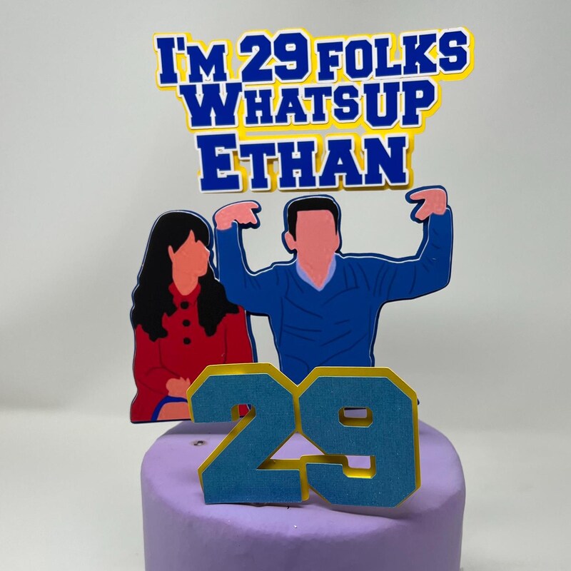 29th Birthday Cake Topper - Etsy