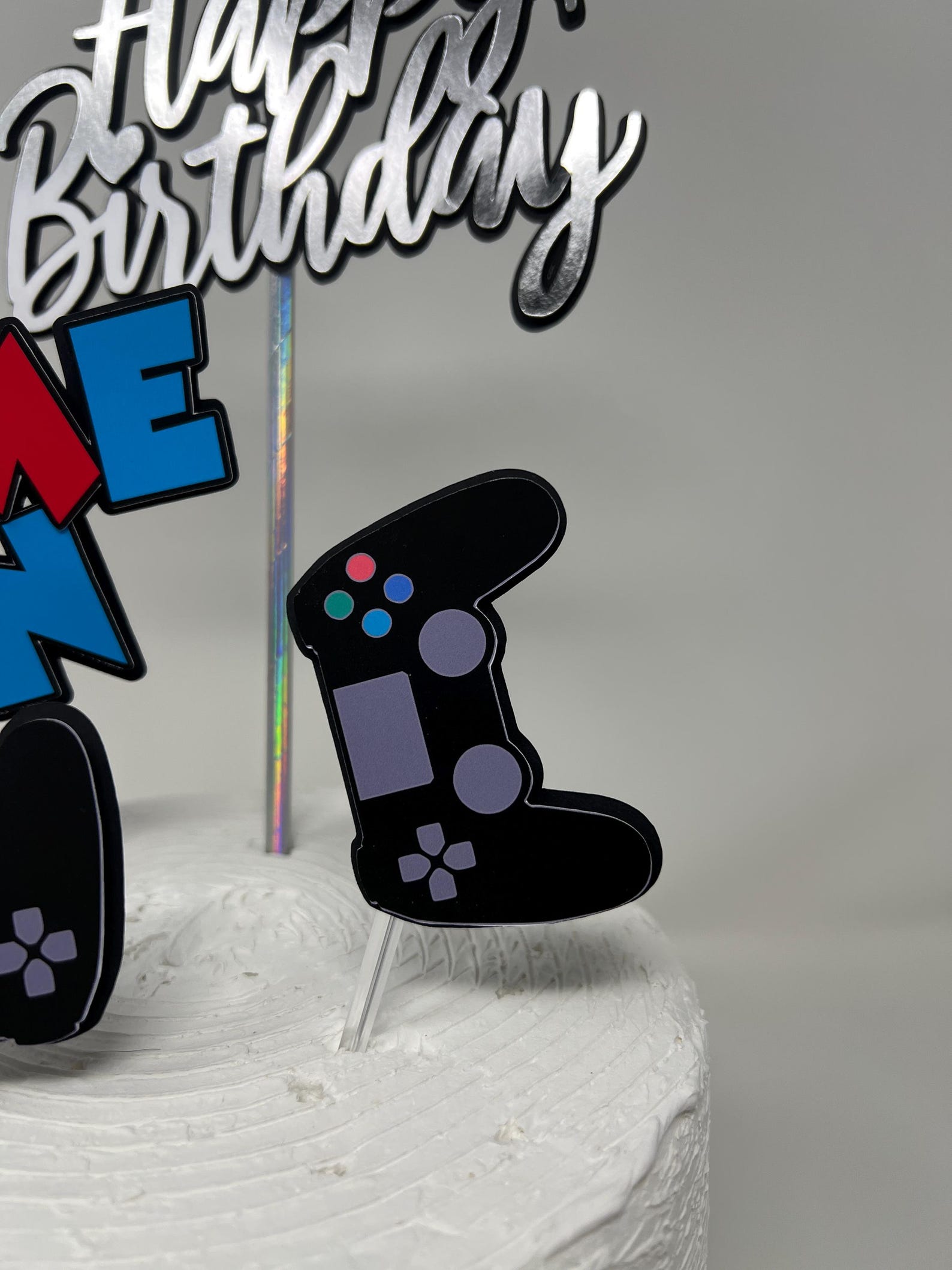 Gamer Birthday Cake Topper: Video Game Party Decoration - Etsy