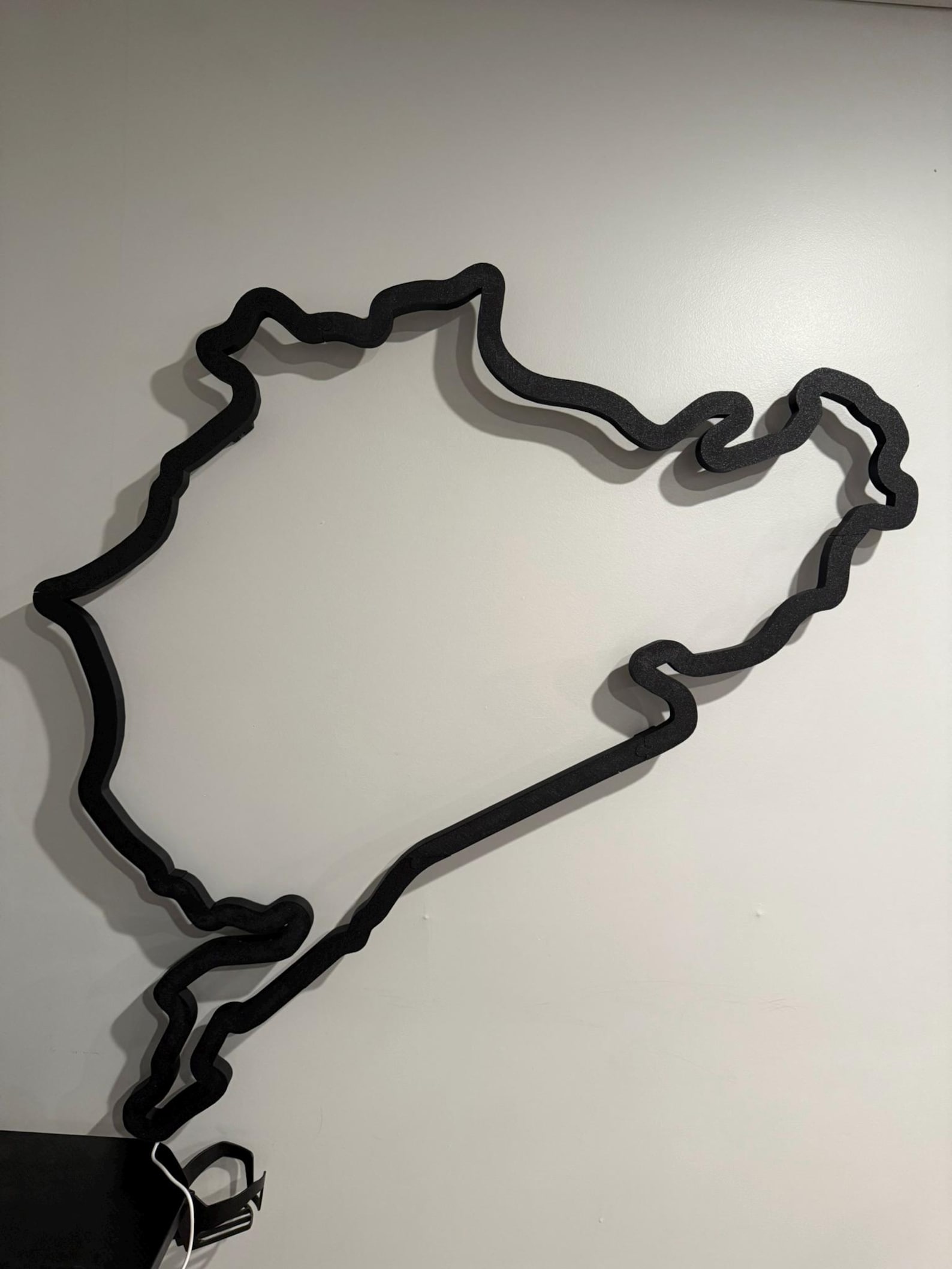MASSIVE 48-inch LED Nurburgring Wall Art - Etsy