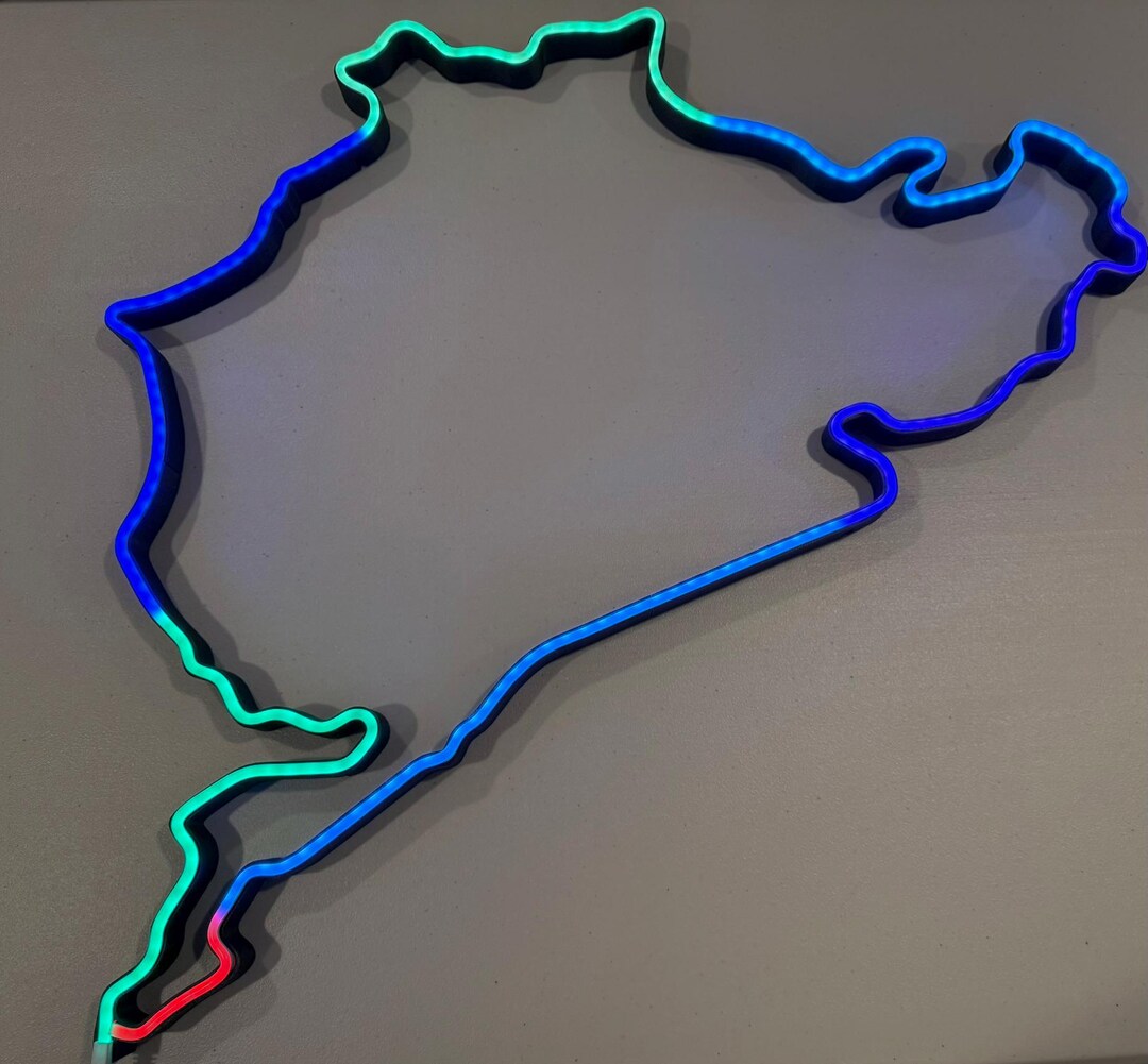 28 Inch Nürburgring Chasing LED Neon Sign - Etsy
