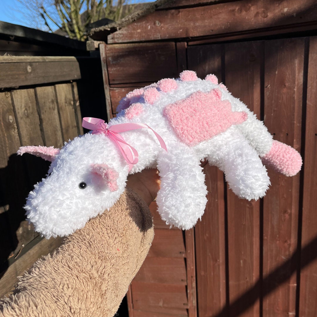 Crochet Snow Dragon Jellycat Pattern, Amigurumi Tutorial PDF Crochet ...