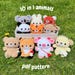 Crochet Pocket Pets Pattern, 6 in 1 PDF Pattern Bundle, Amigurumi ...