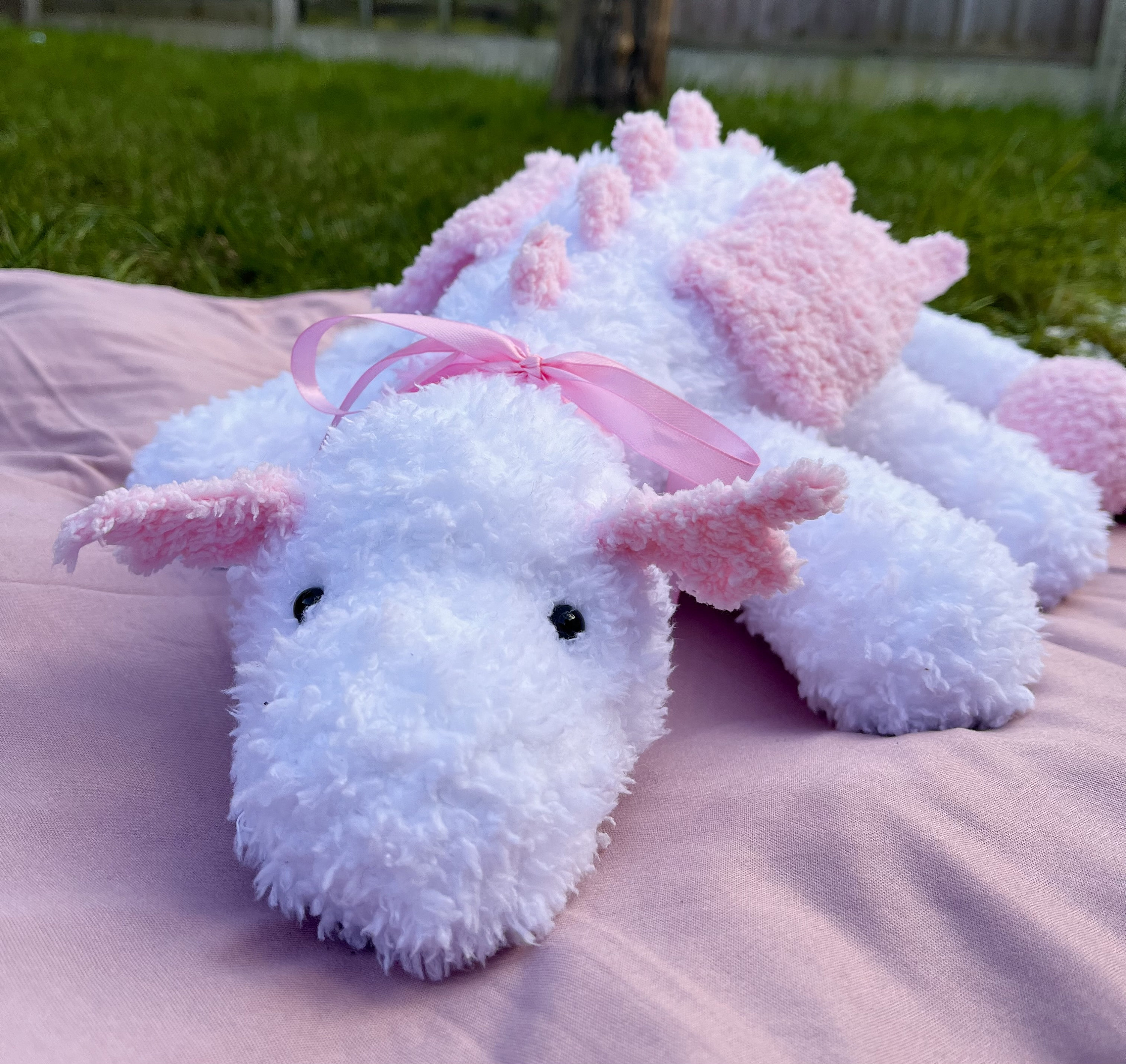 Crochet Snow Dragon Jellycat Pattern, Amigurumi Tutorial PDF Crochet ...