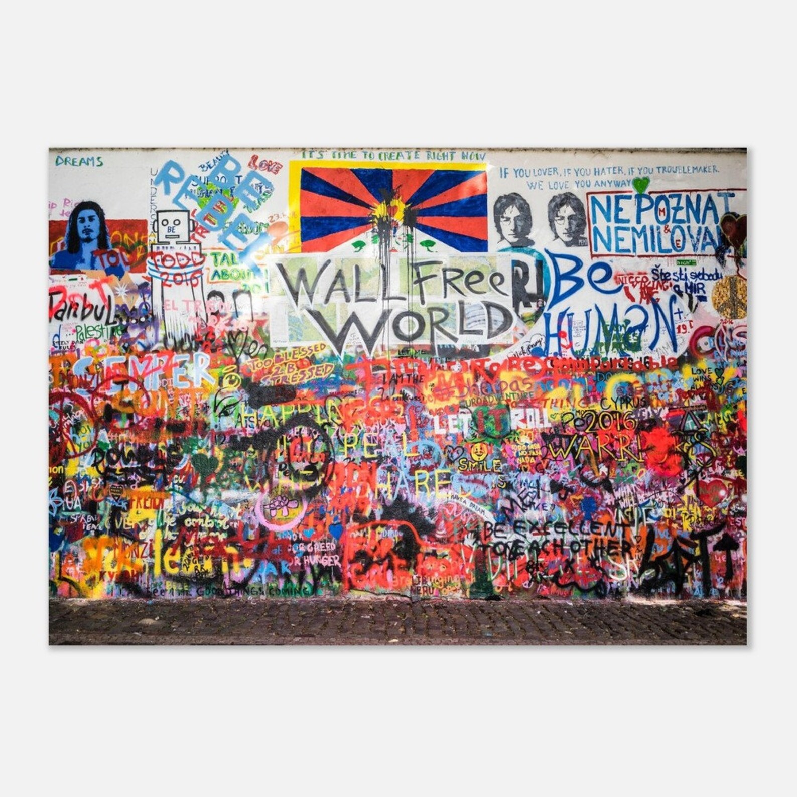 Street Art Semi-glossy Paper Poster Wall Free World Graffiti - Etsy